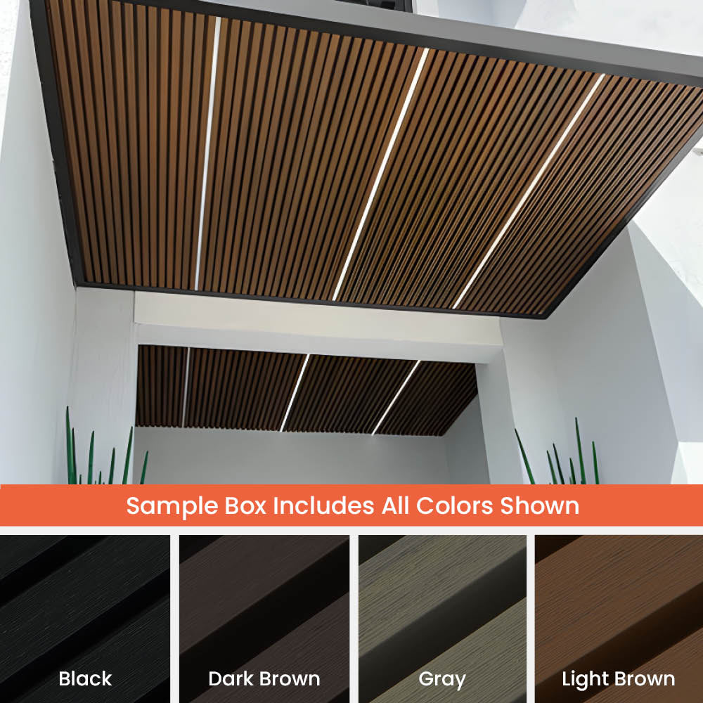 Composite Narrow Slat Samples – WoodPlank