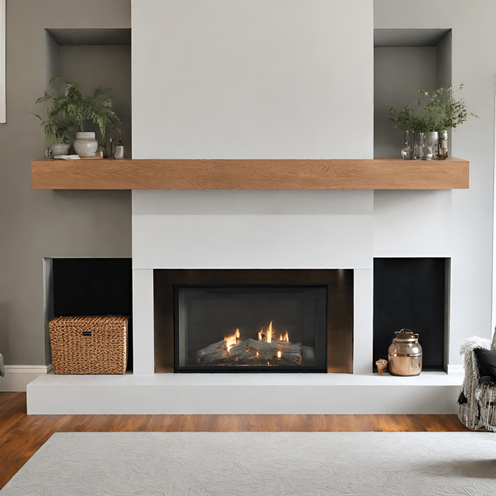 Modern White Oak Mantels | Fast Shipping | Made In USA – WoodPlank