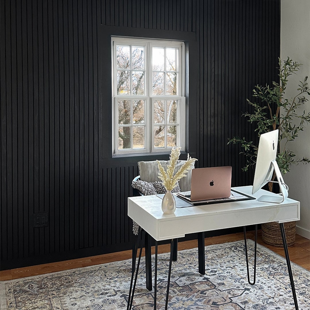 Solid Oak Slat Wall Panels (15 SF) – WoodPlank