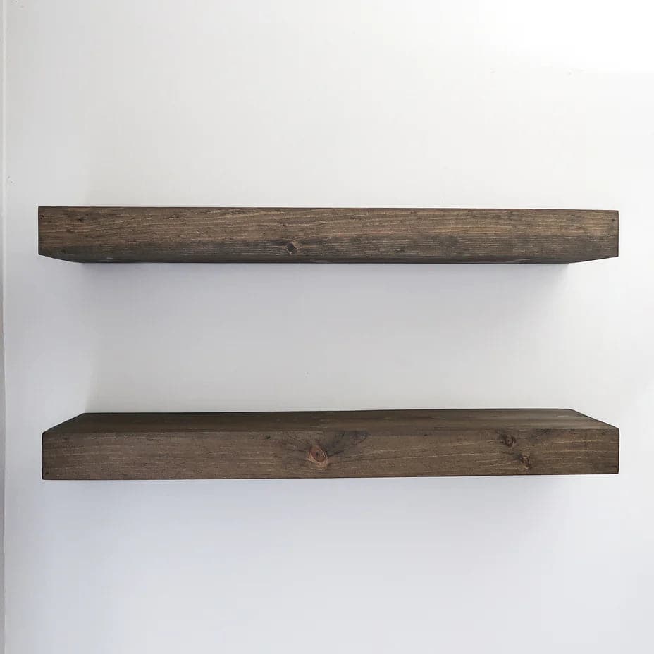Modern 3" Thick Floating Shelves – WoodPlank