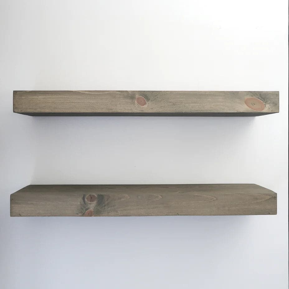 Modern 3" Thick Floating Shelves – WoodPlank