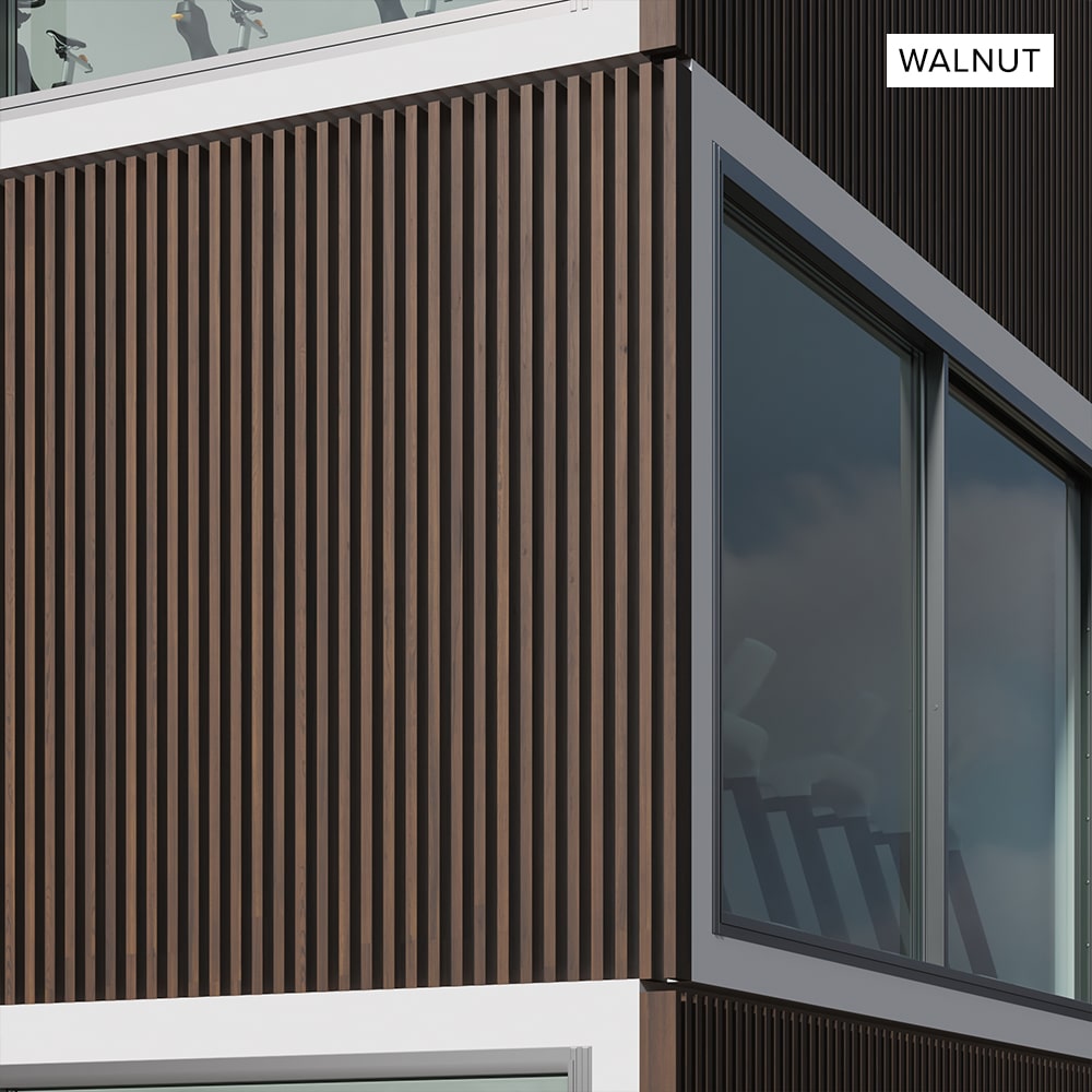 Aluminum Privacy Wall Panels 2"x6" (36 LF) – WoodPlank